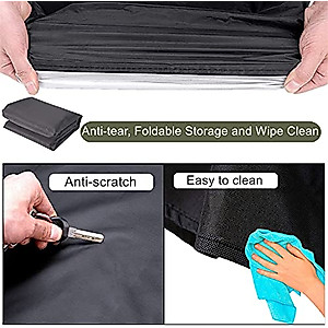 Folding Bed Storage Cover, Falezern 38 in Adjustable Rollaway Bed Cover, Waterproof and Dustproof, with Metal Zipper and Adjustable Drawstring, Thickened Storage Cover for Folding Cot Bed, Fold Up Bed