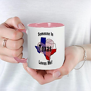 CafePress Someone In TEXAS Loves Me! Mug Ceramic Coffee Mug, Tea Cup 11 oz
