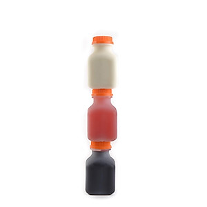 [30 PACK] Empty Plastic Juice Bottles with Tamper Evident Caps 8 OZ - Smoothie Bottles - Ideal for Juices, Milk, Smoothies, Picnic's and even Meal Prep by EcoQuality Juice Containers