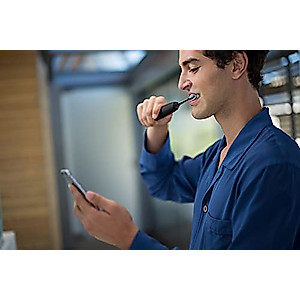 Philips Sonicare DiamondClean Smart 9500 Rechargeable Electric Power Toothbrush, Black, HX9924/11