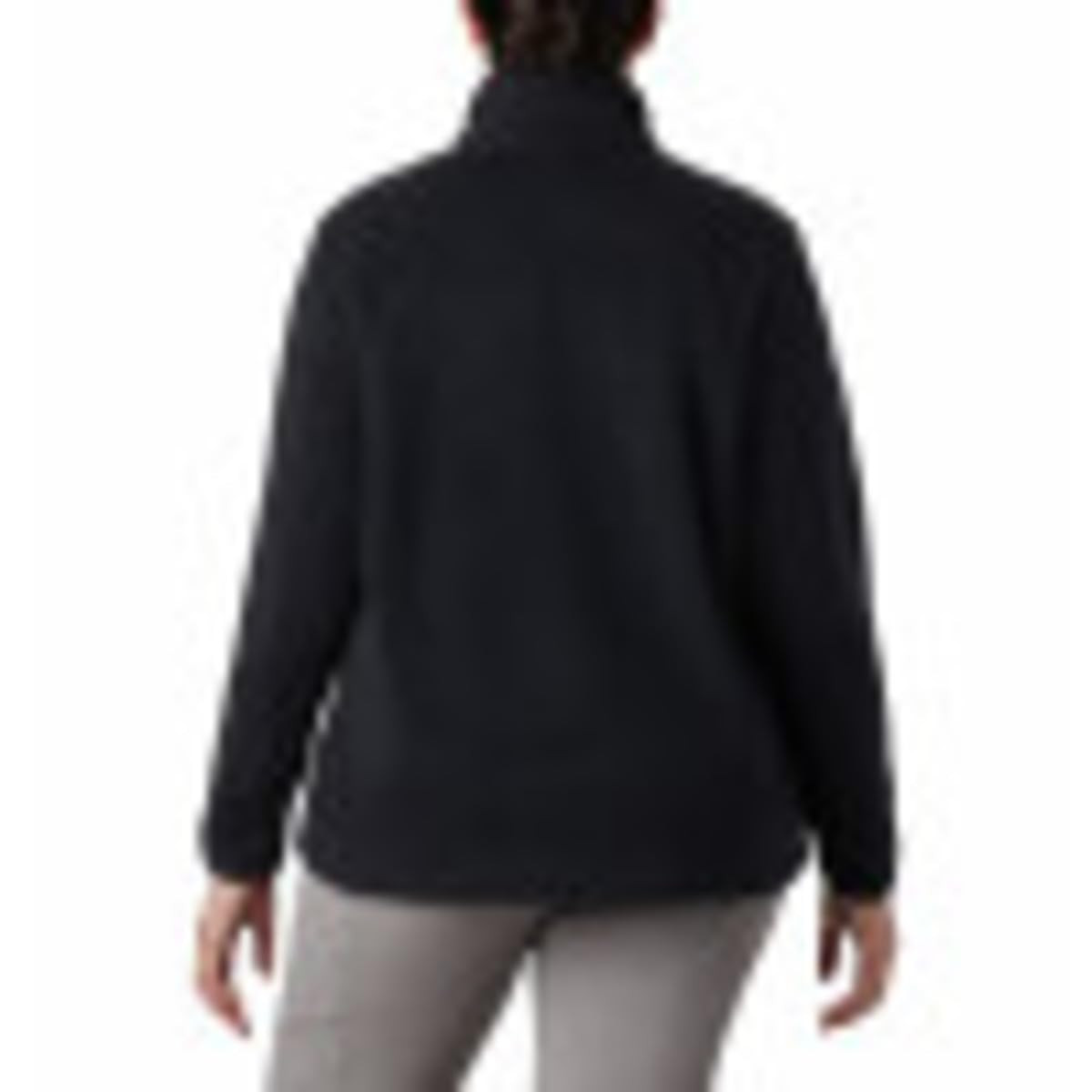 Columbia Women's Benton Springs 1/2 Snap Pullover, Black, Large