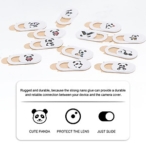 SOLUSTRE 12pcs Camera Cover Computer Webcam Slider Computer Webcam Cover Webcam Slider Cover Laptop Webcam Slider Laptop Webcam Cover Computer Laptop Computer Lens Cover abs Cartoon Flowers