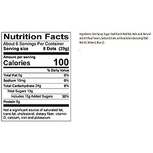 DOTS Individually Wrapped Candy - Original Gummy Candy Flavors - Cherry, Lime, Orange, Lemon, Strawberry - Gluten Free, Kosher & Peanut Free Gumdrops - Bulk 12ct, 6.5oz Dots Candy Boxes