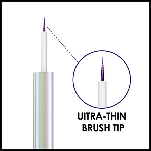 FOCALLURE Chameleon Liquid Eyeliner,Intense Color Shifting Eyeliner Pen,Metallic Multi-Reflective Finish,Waterproof,Smudge-proof,Ultra-Fine Tip,METAL LOVE