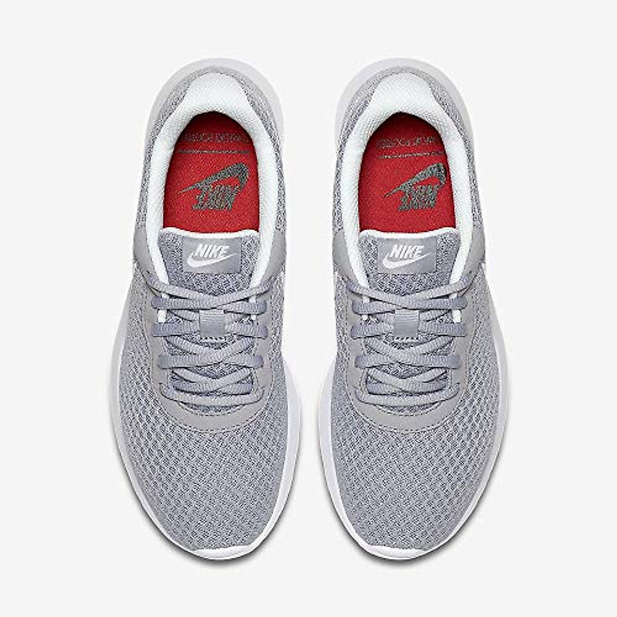 Nike Women's Tanjun Grey Wolf Grey White Running Shoe 7.5
