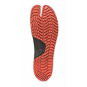 Japanese Cushioned Tabi Shoes Air Jog V 6 Clasps Toe Boots Short Version (12.5 Wide Women/11 Medium Men, Navy)