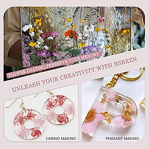 Bsrezn 1000g UV Resin Hard, Crystal Clear Solar Activated UV Glue for Jewelry Making (1000g)