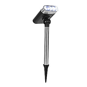 haillusty Solar-Powered Outdoor Waterproof Landscape Lighting for Garden Yard Decor and Lawn Ornaments - Solar Spotlight and Garden Light Decoration Accessories