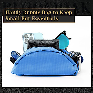 Bloomoak Phone Pommel Saddle Bag for Horse, Durable Saddle Sack for Trail Riding, Water Resistant Saddle Pouch for Holding Riding Gear (Royal Blue)