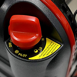 Mr. Heater F232000 MH9BX Buddy 4,000-9,000-BTU Indoor-Safe Portable Propane Radiant Heater, Red-Black