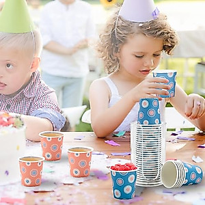 SIUQ [600 Pack 3 oz Paper Cups,Disposable Bathroom Cups,Mini Mouthwash Cups,Small Cups for Holiday Christmas Party,Hot/Cold Beverage Drinking Cup for Gargle Espresso Juice Medicine (Daisy)