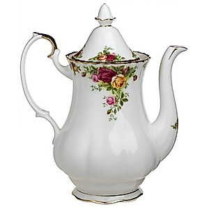 Royal Doulton Royal Albert Old Country Roses Large Coffee Pot, 42 oz, Multi