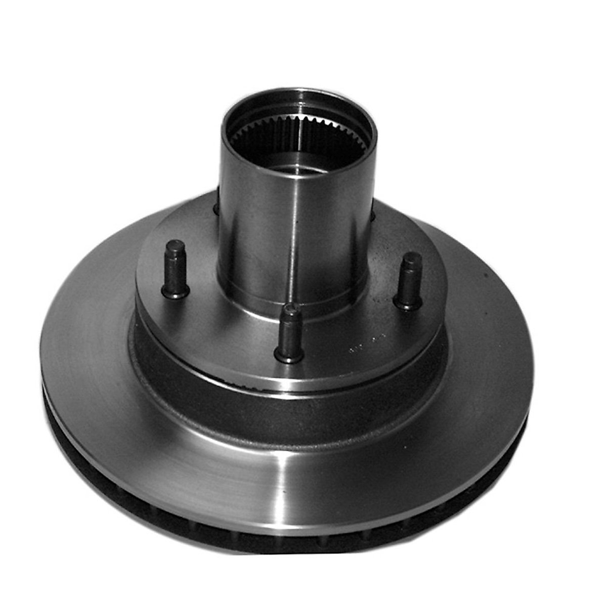 Raybestos R-Line Replacement Front Disc Brake Rotor and Hub Assembly - For Select Year Ford Bronco, F-100 and F150 Models (66297R)