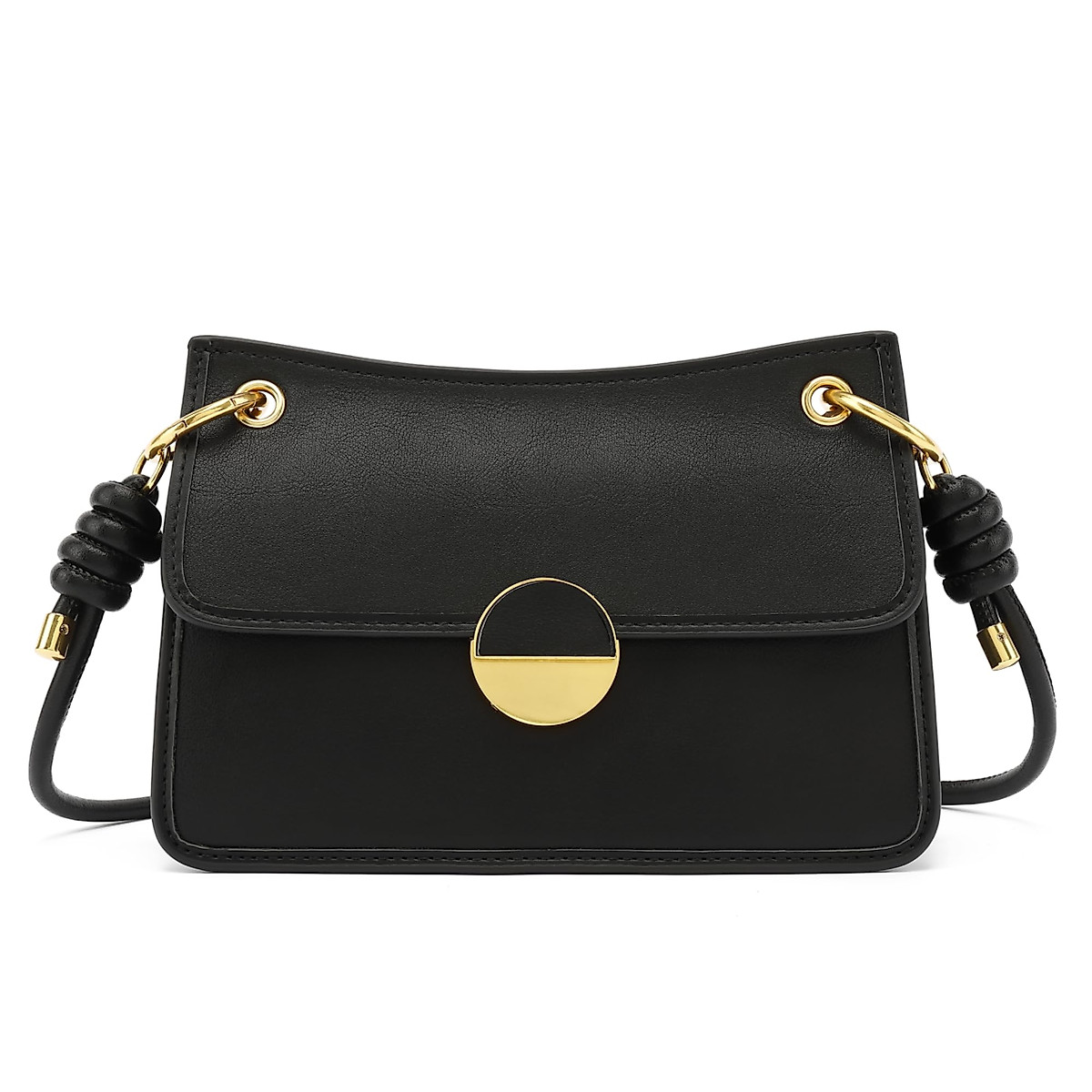 Scarleton Women’s Baguette Handbag, Small Crossbody Purse - Black