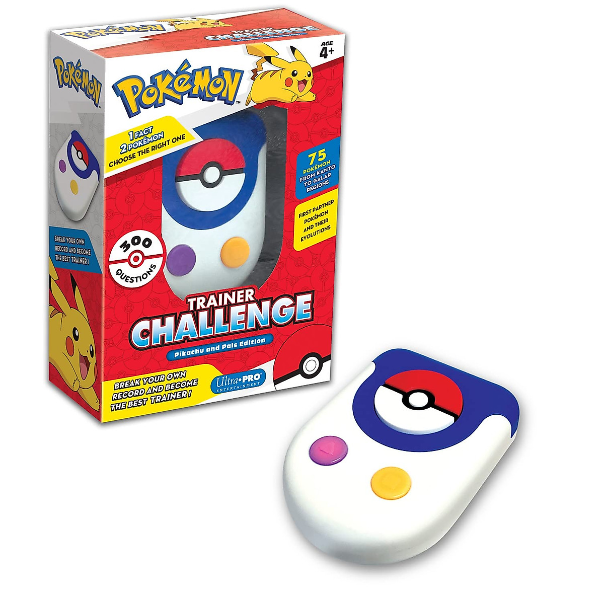 Pokemon Trainer Challenge Edition Toy I Will Guess It! Electronic Voice Recognition Guessing Brain Games Pokemon Games Go Digital Travel Board Games Pokémon Games