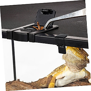 6pcs Cylinder Lock Plastic Turtle Tank Buckle Feeding Tank Parts Turtle Glass Tank Buckle Reptile Pet Tank Latch Reptile Tank Latch Turtle Terrarium Buckle Turtle Tank Latch