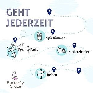 Butterfly Craze Floor Pillow Case, Mattress Bed Lounger Cover, Star Navy, Queen Size - Cozy Seating Solution for Kids & Adults, Recliner Cushion, Perfect for Reading, TV Time (Pillow Not Included)