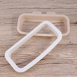 Cabilock Rack Cabinet Plastic Bag Holder Bag Rack Plastic Trash Garbage Kitchen Cabinet Storage Shelf Door Hanging White Bag Holder Bags Over Garbage Bag Storage Over