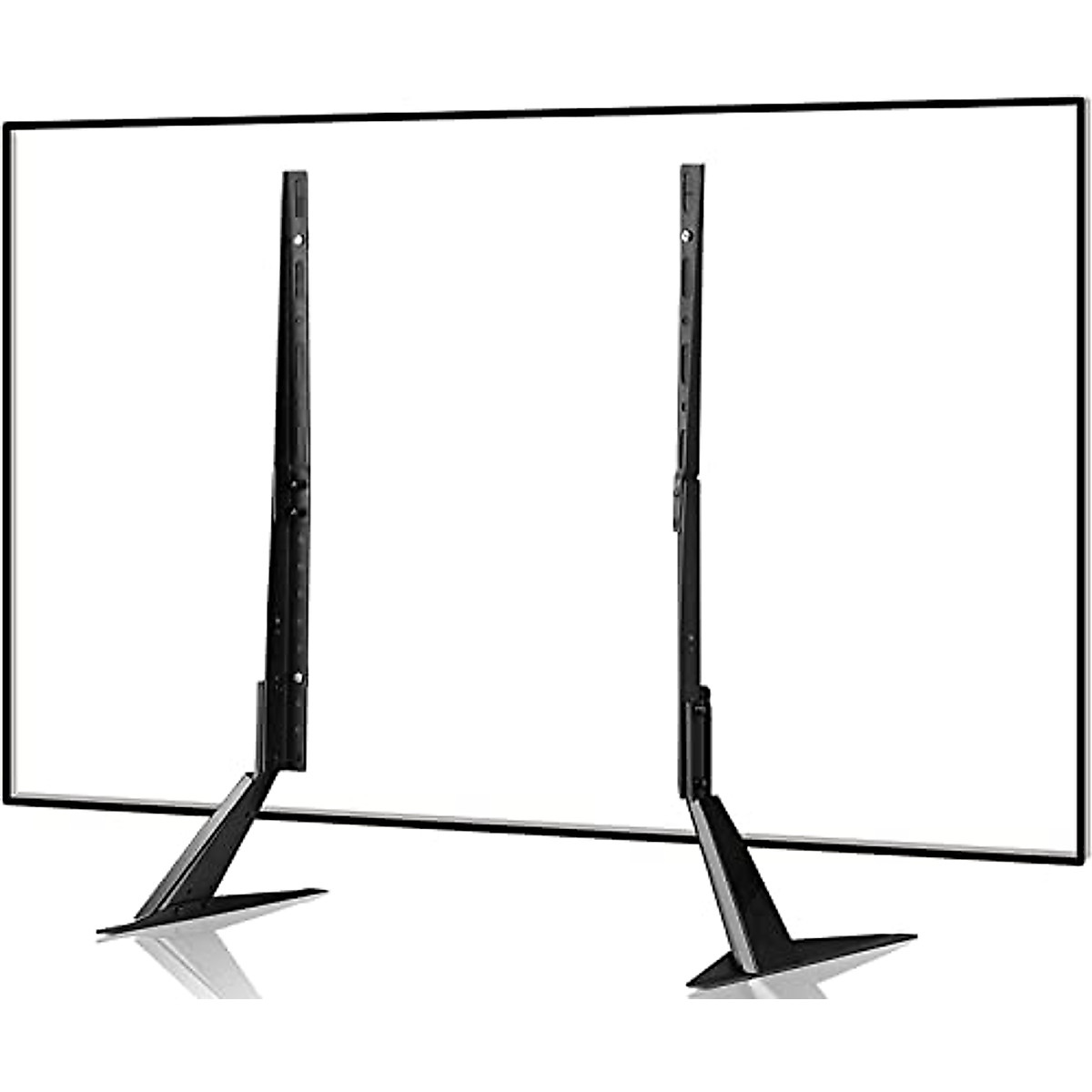 Universal TV Stand, Metal TV Legs for 22-65 inch LCD/LED/OLED/Plasma Flat&Curved Screen TV Height Adjustment with VESA 75x75mm to 800x400mm Max ML1760