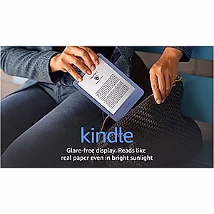 Kindle (2022 release) – The lightest and most compact Kindle, now with a 6” 300 ppi high-resolution display, and 2x the storage - Denim