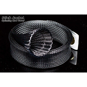 RITE-HITE Orin Briant Stick Jacket Fishing Rod Covers 3 Pack - Spinning Yellow, Neon Green, & Black; Keep Your Rod Safe and from Getting Tangled...