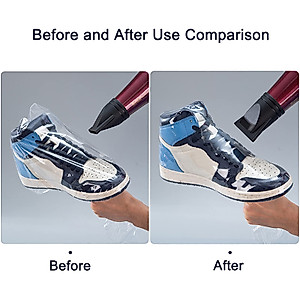 Shoe Shrink Wrap Bags,50 Pcs Sneaker Shrink Wrap Bags Large Shoes Protector for Men Women Effectively Avoid Yellowing 10x17.7 inches