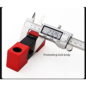 DULASP Bike Lock U-Shaped Lock Glass Door Lock Extended U-Shaped Lock Shop Double Door U-Shaped Lock Glass Lock Motorcycle Lock U Lock