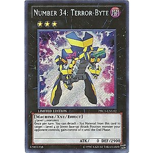 Yu-Gi-Oh! - Number 34: Terror-Byte (PRC1-ENV02) - 2012 Premium Tin - Limited Edition - Secret Rare