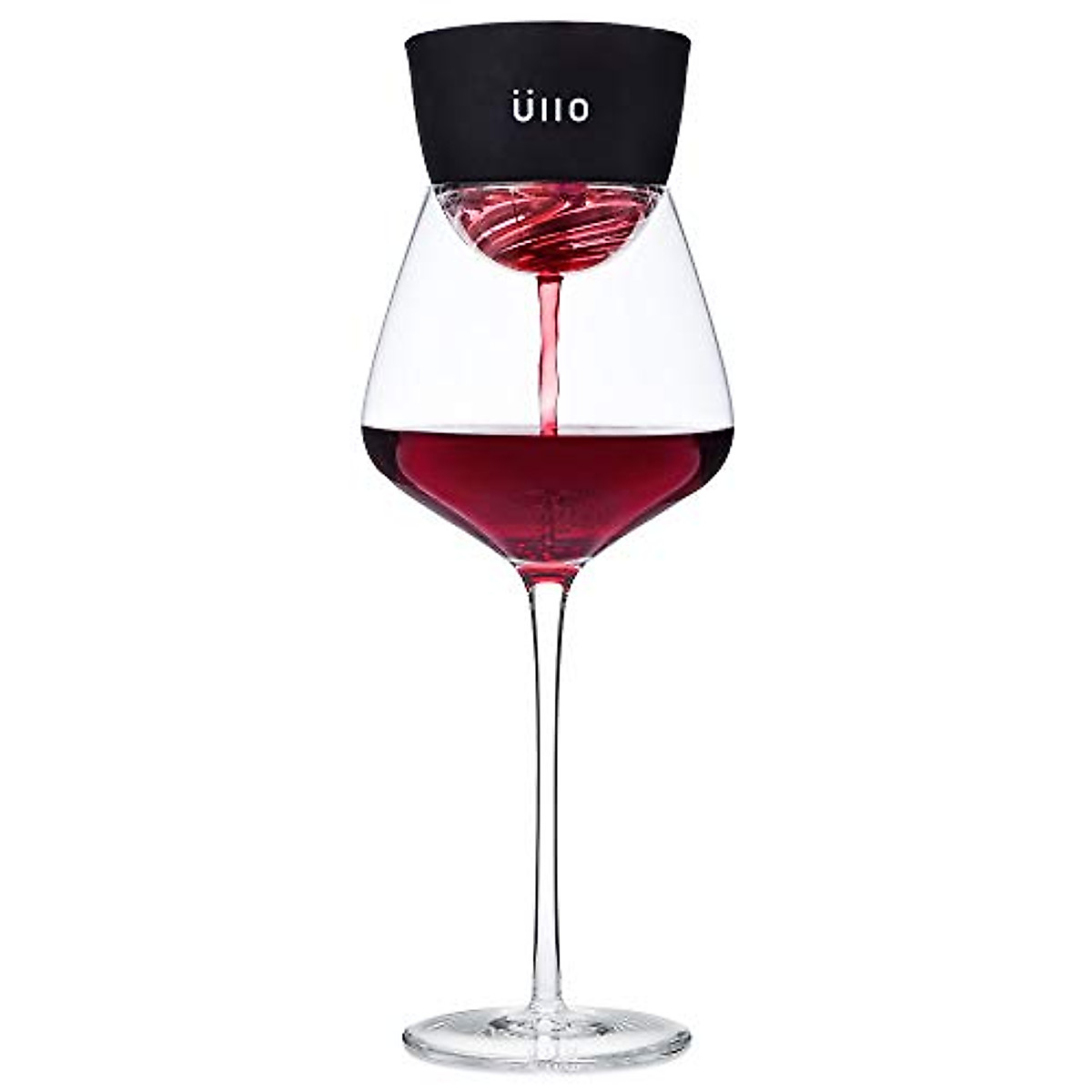 Ullo Wine Purifier with 4 Selective Sulfite Filters. Remove Sulfites and Histamines, Restore Taste, Aerate, and Experience the Magic of Ullo purified wine.