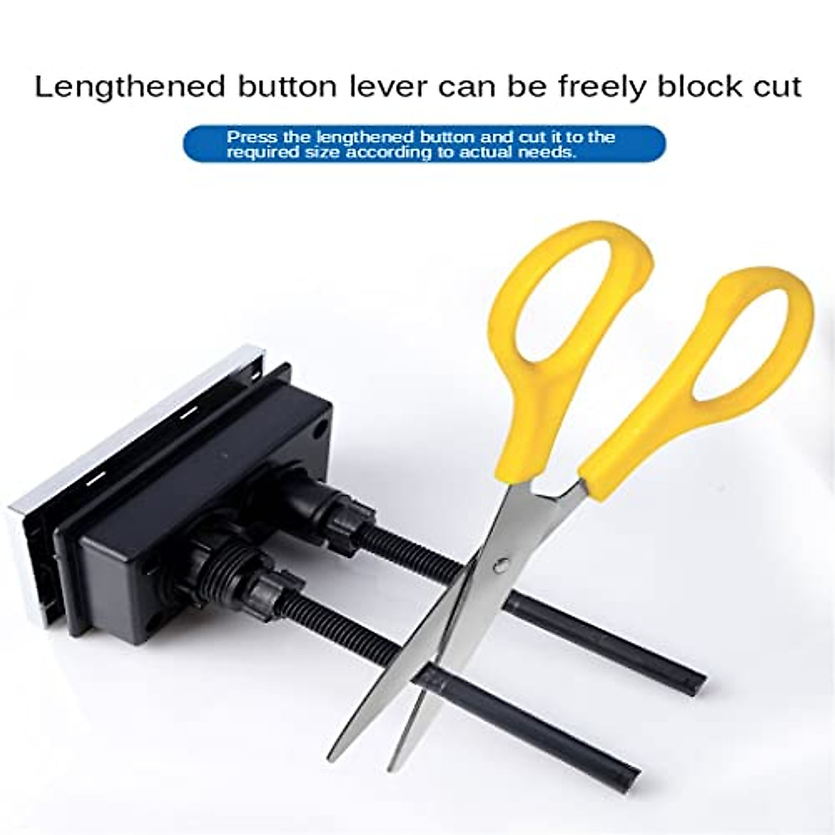 DDXPT 1PC Dual Flush Toilet Tank Button Water Saving Valves Universal Closestool Switch Press Bathroom (Color : As Shown, Size : D)