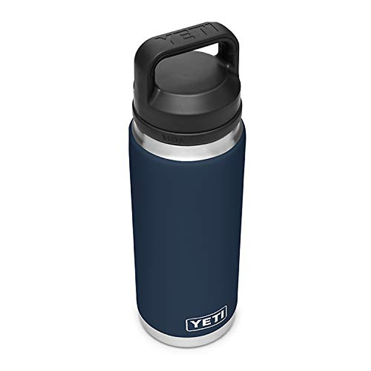 YETI Rambler 26 oz Bottle, Vacuum Insulated, Stainless Steel with Chug Cap, Navy
