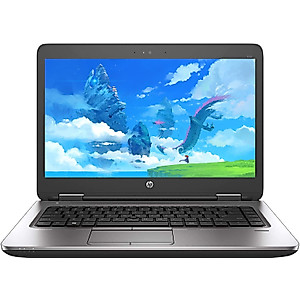 HP ProBook 640 G2 14" Anti-Glare Full HD FHD (1920x1080) Business Laptop (Intel Core i5-6300U, 16GB R4 Memory, 256GB NVMe PCIe DDm.2 SSD) Win 10 Pro Professional 64 bit (Renewed)