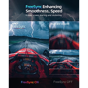 UPERFECT 2K 144Hz Portable Gaming Monitor 18" 2560x1600 QHD 100% DCI-P3 FreeSync HDR Laptop w/VESA, Frameless Matte IPS Eye Care Second Monitor for Game Console (UGame K118)