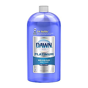 Dawn Dish Soap, Direct Foam Dishwashing Foam, Refill, Fresh Rapids Scent, 30.9 Fluid Oz (Pack of 6)