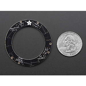 Adafruit Industries NeoPixel Ring - 16 x 5050 RGBW LEDs w/Integrated Drivers - Natural White - ~4500K