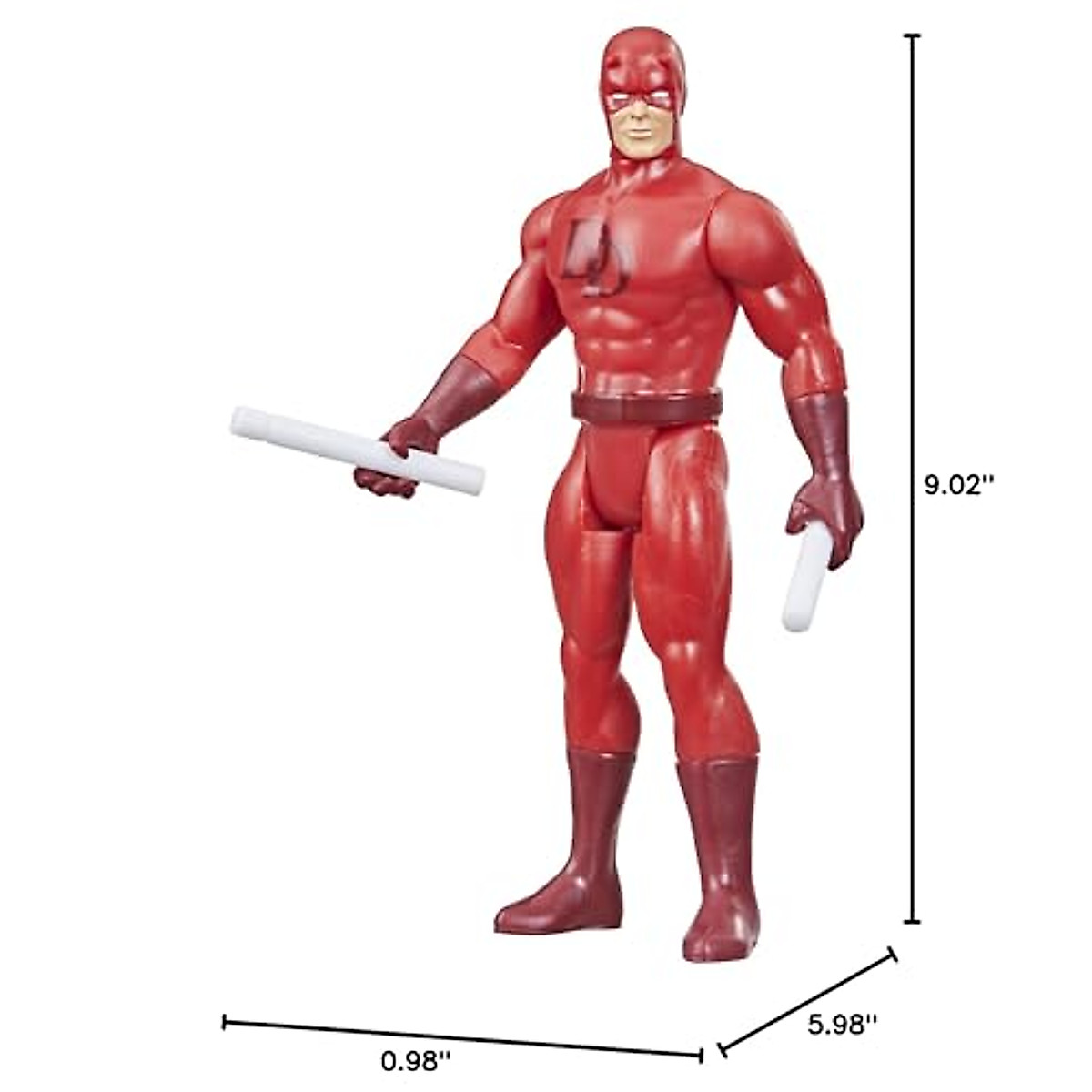 Marvel Hasbro Legends 3.75-inch Scale Retro 375 Collection Daredevil Action Figure Toy