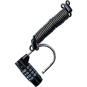 Bicycle Locks Heavy Duty Anti Theft Bike Lock Bike Lock 1500mm Fold Backpack Motorcycle Helmet 4 Digit Password Combination Anti-Theft Gym Cycling MTB Bicycle Cable Lock