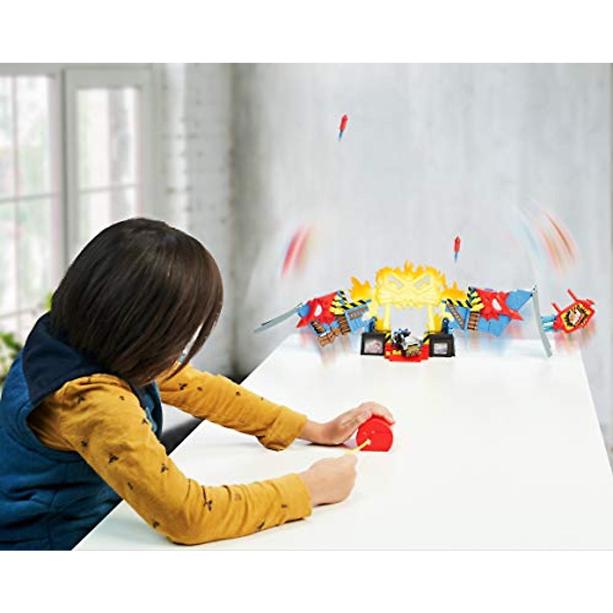 Boom City Racers - Fireworks Factory - 3 in 1 Transforming Playset - Rip, Race, Explode | Includes Exclusive Collectible Car - Thrilling Fun, Engaging Play