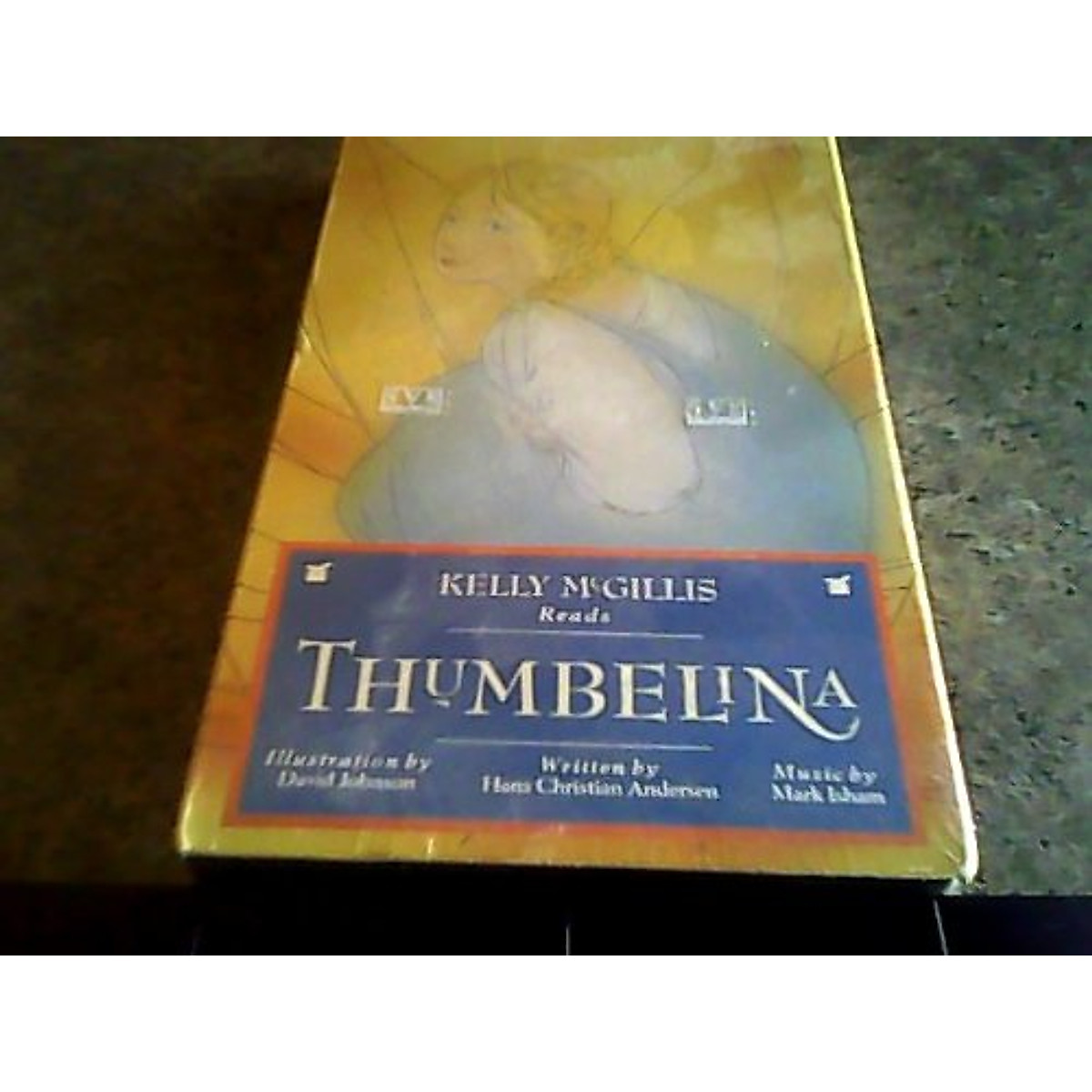 1989 Rabbit Ears Productions, Inc. Kelly Mcgillis Read Thumbelina Vhs Tape#h0705 Blister Box Package W/illustration By David Johnson, Written By Hans Christian Anderson, & Music By Mark Isham (Factory Sealed Version, Vhs Tape, 30 Minutes, Color, 1989)