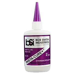 Bob Smith Industries Cyanoacrylate Glue, Super Glue, Insta-Cure, Insta-Cure+, Maxi-Cure, Un-Cure, and Insta-Set (Pack of 5) - with Make Your Day Paintbrushes
