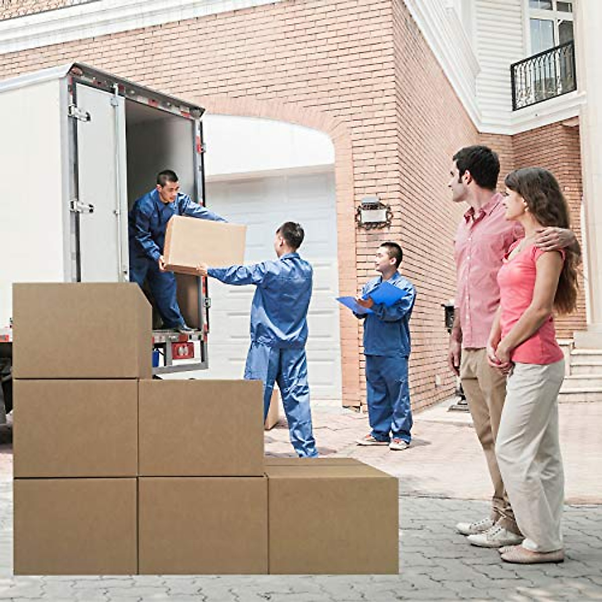 UBOXES Large Moving Boxes 20" x 20" x 15" (Pack of 12)