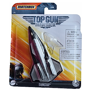 Hot Wheels Matchbox Darkstar, TopGun Maverick - Black/Silver 1/15