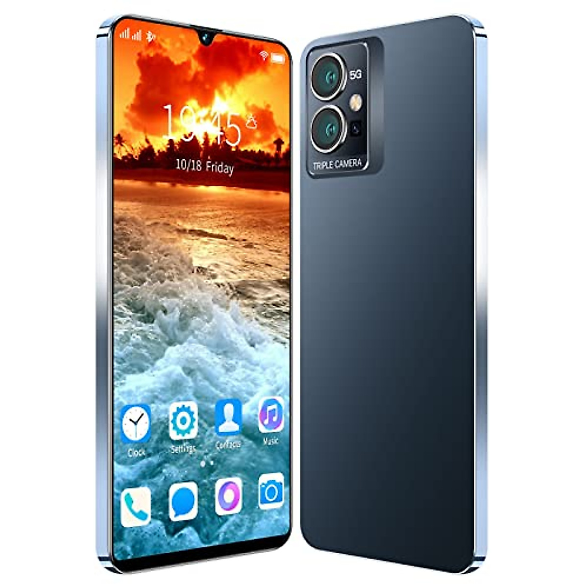 LILAJO T1 Pro 5G Android 7.1 Smartphone - 6.53-inch HD Dual Standby Card Slot 2+16G Memory 2600mAh Battery Removable Back Cover