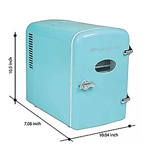 Frigidaire Retro 9-Can Portable Mini Fridge EFMIS197-BLUE