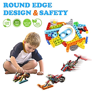 KooQii 20-in-1 Science Kit Building Toys for Kids STEM Activities Set for Age 6 7 8 9 10+Year Old Boy and Girl Creative Game Fun STEM Projects Birthday Gift(171 PCS)