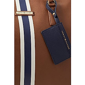 Tommy Hilfiger Graham II Tote w/Hangoff-Pebble PVC Cognac One Size