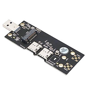 NGFF(M.2) to USB 3.0 Adapter with Dual Nano SIM Card Slot for 3G/4G/5G Module