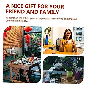 Cabilock 4pcs Ceramic Tea Bag Saucer Coffee Coasters Coffee Decor Gift Containers Ceramic Teabag Coaster Tea Bag Holders Tea Bag Organizer Ceramics White Decorative Teabag Dish Home Supply