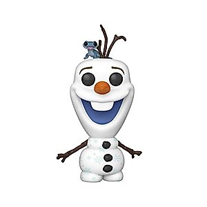Funko Pop! Disney: Frozen 2 - Olaf with Fire Salamander, Multicolor