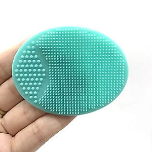 Face Scrubber, Facial Exfoliator, Face Scrub Brush, Soft Face Brush, Silicone Facial Cleansing Brush, Face Exfoliator Blackhead Acne Pore Cradle Cap Face Wash Brush for Deep Cleaning Skin Care 4 Pack